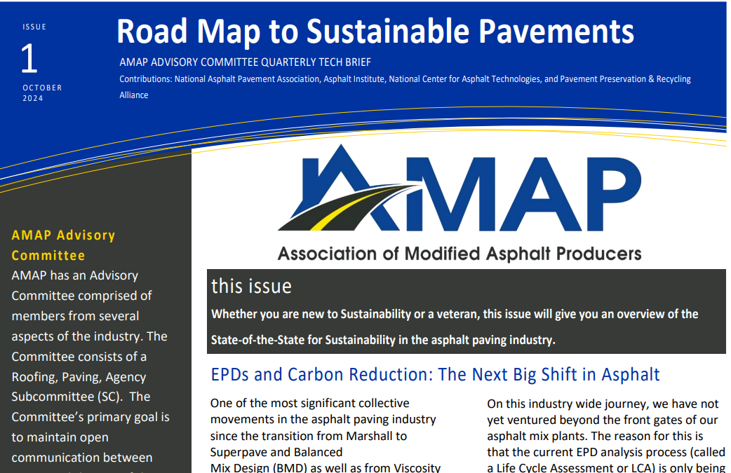 AMAP tech brief offers sustainability overview – National Asphalt ...